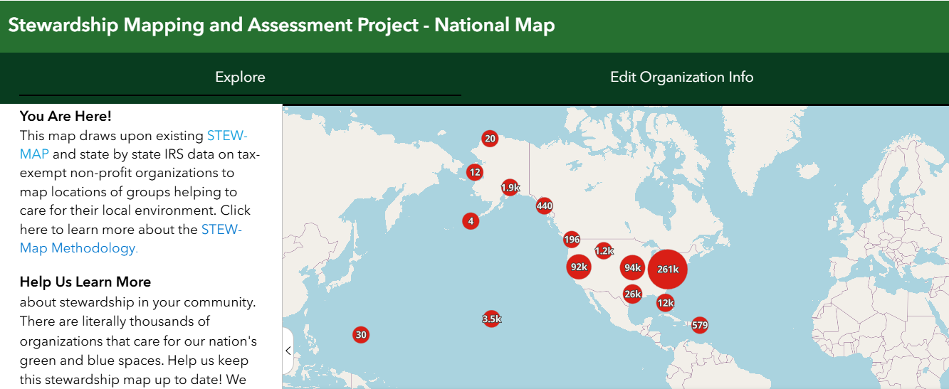 Welcome to the National Stewardship Map – STEW-MAP