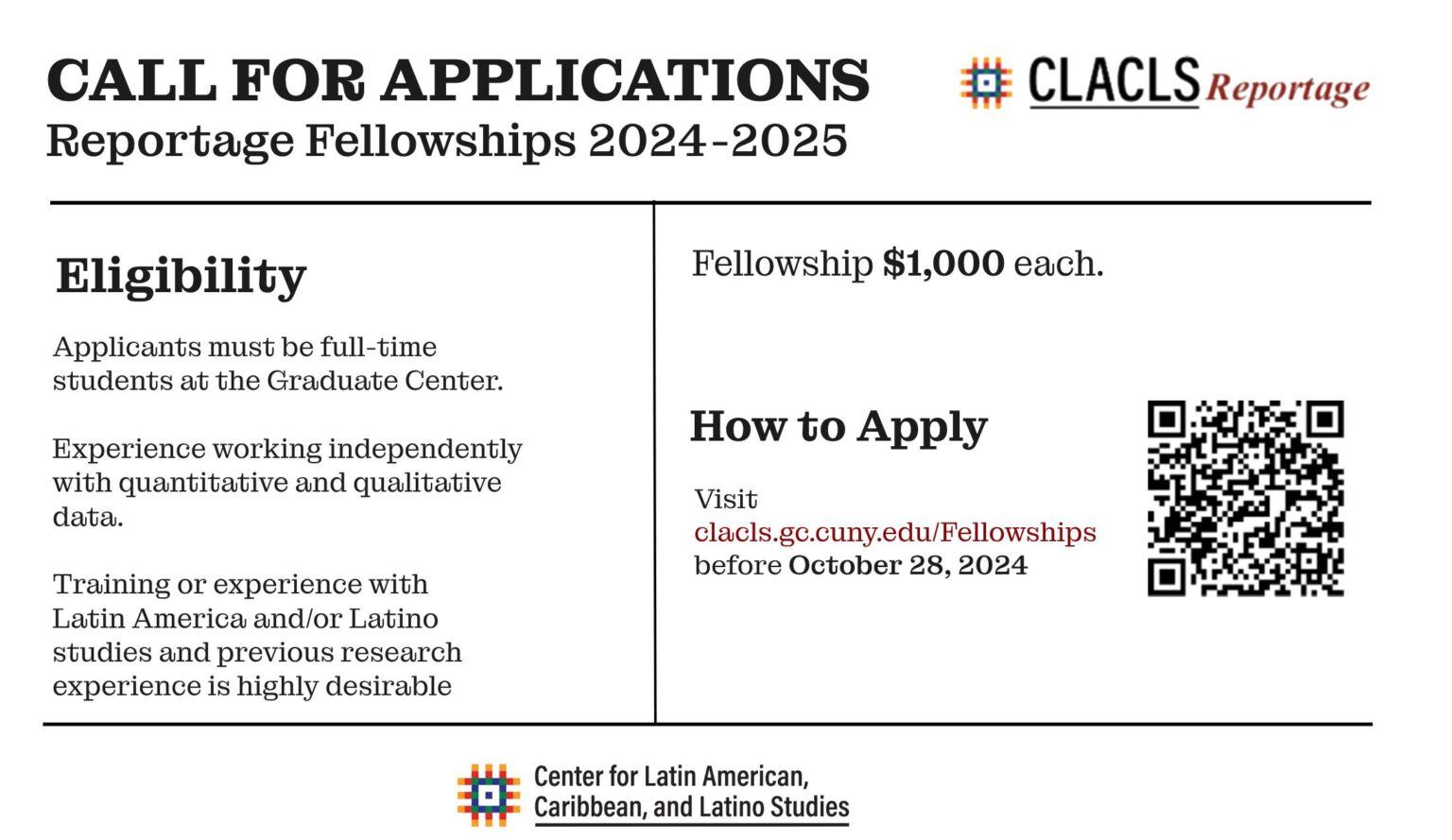 CLACLS – Center for Latin American, Caribbean, and Latino Studies