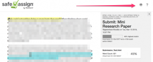 How to read a SafeAssign report – CUNY School of Professional Studies ...