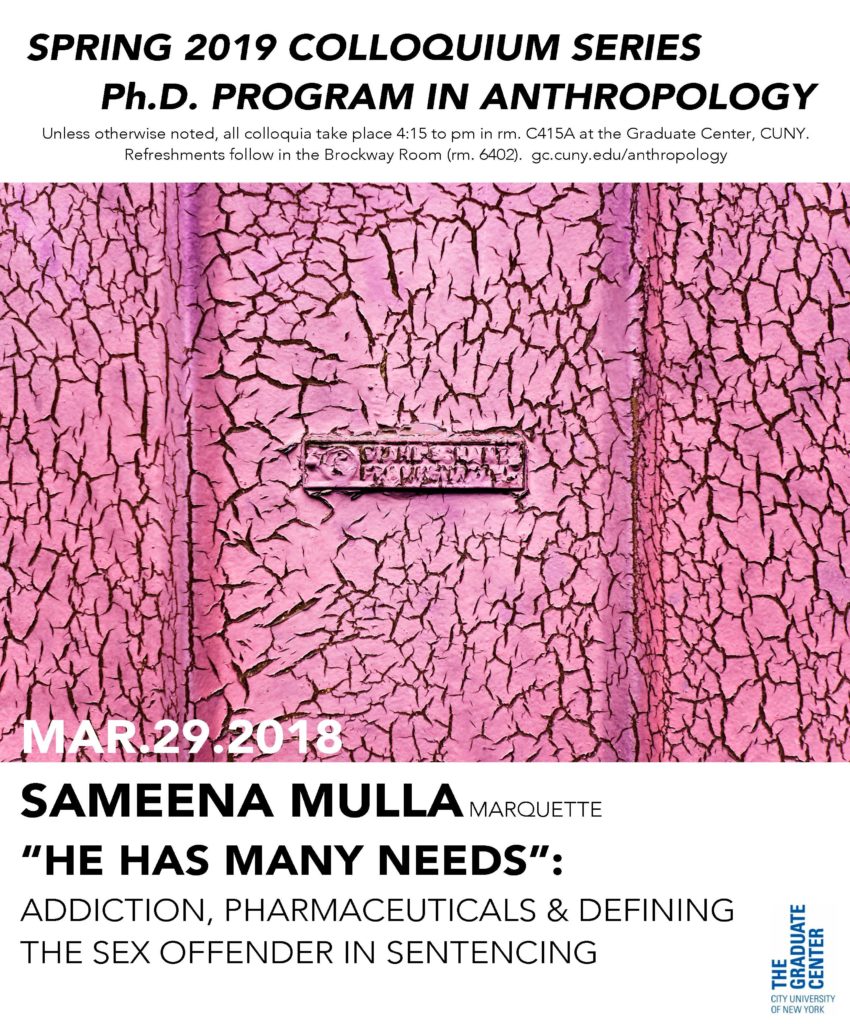 Colloq: Sameena Mulla – Anthropology PhD Program Commons