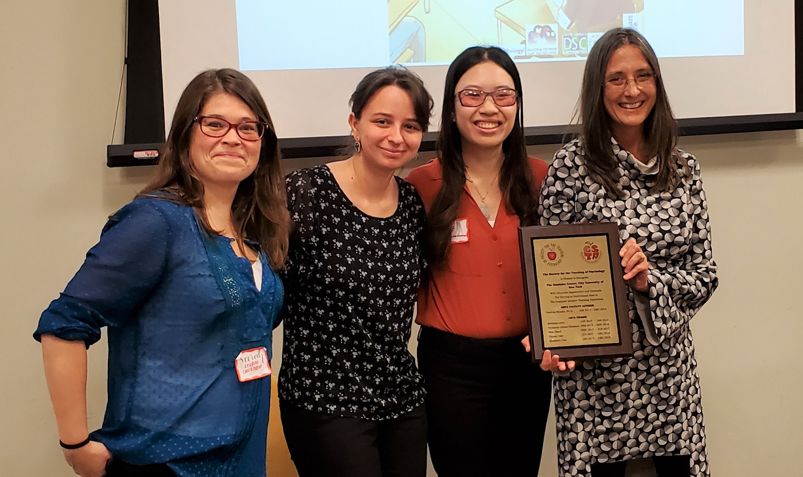 GSTA Receives Special Recognition at the Society for the Teaching of ...