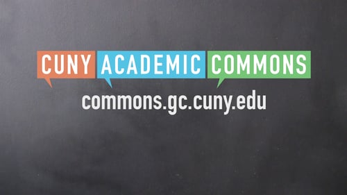 CUNY Academic Commons – Digital Initiatives at the Grad Center