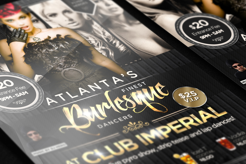 Burlesque Flyer Template