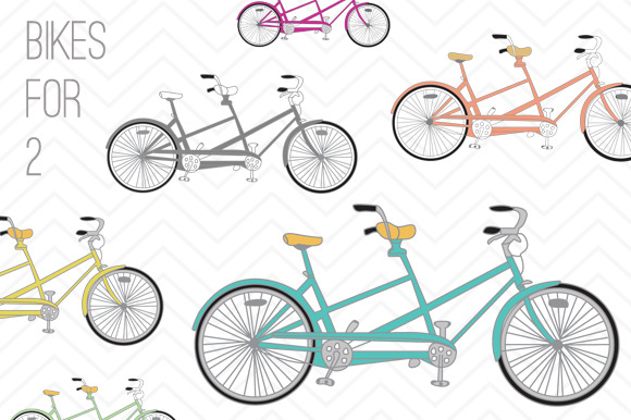 Bike border clip art