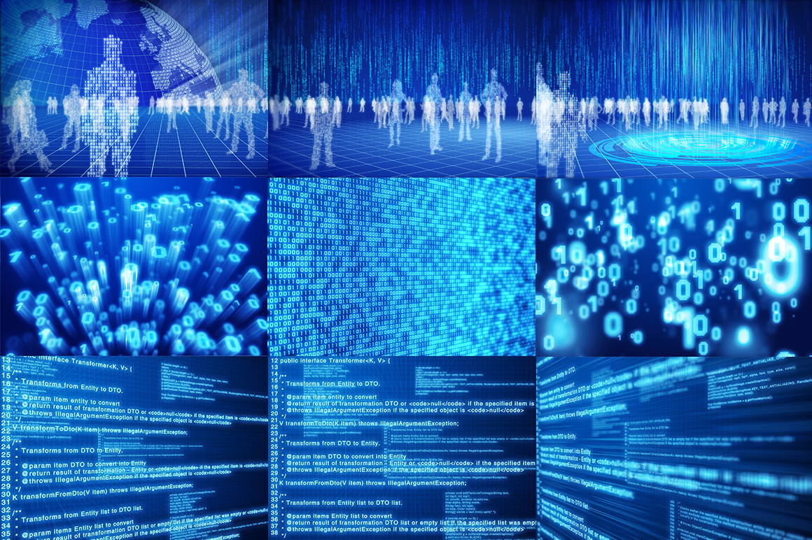 Digital thematic backgrounds pack ~ Graphics on Creative Market