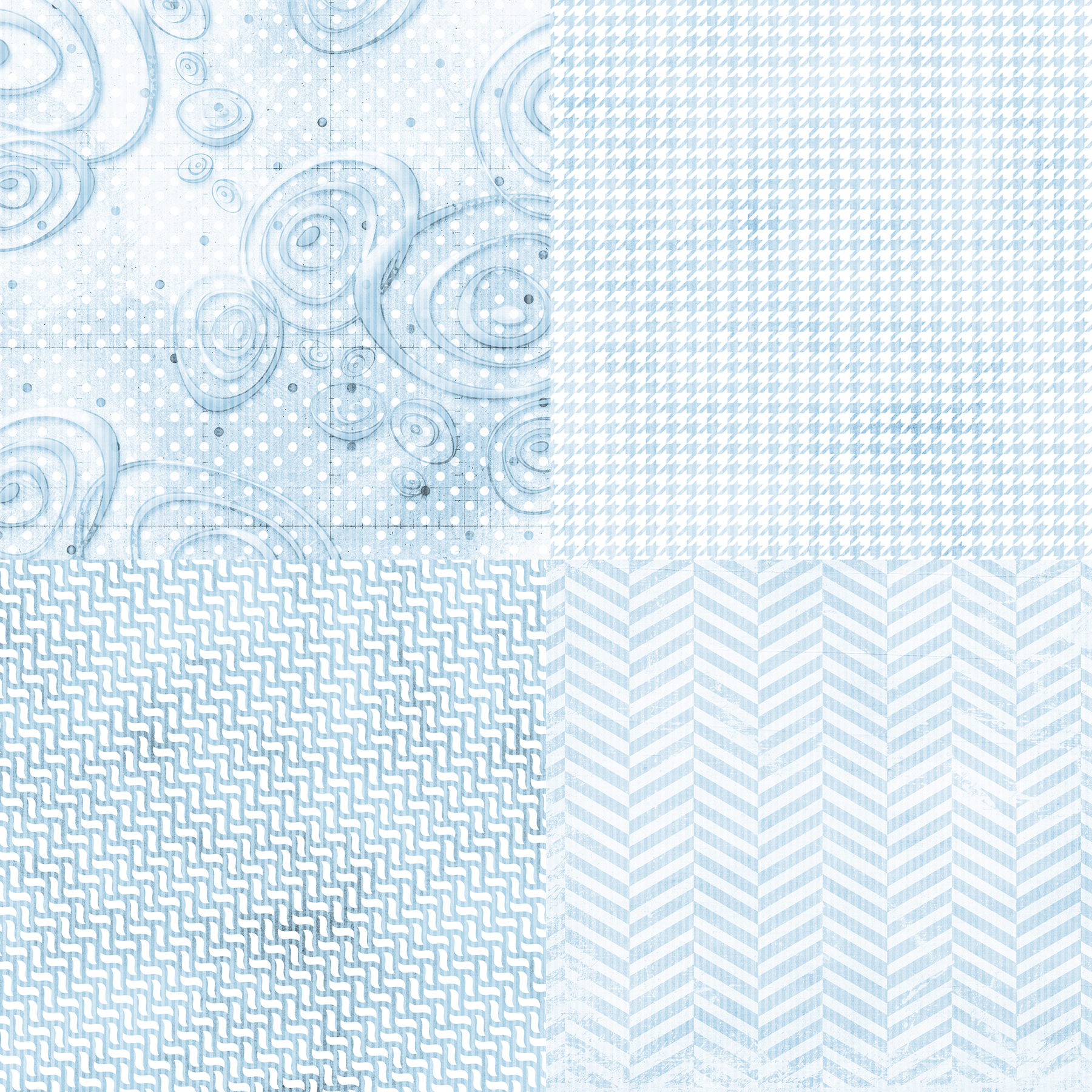 Wild About Blue Digital Paper Pack ~ Patterns on Creative Market