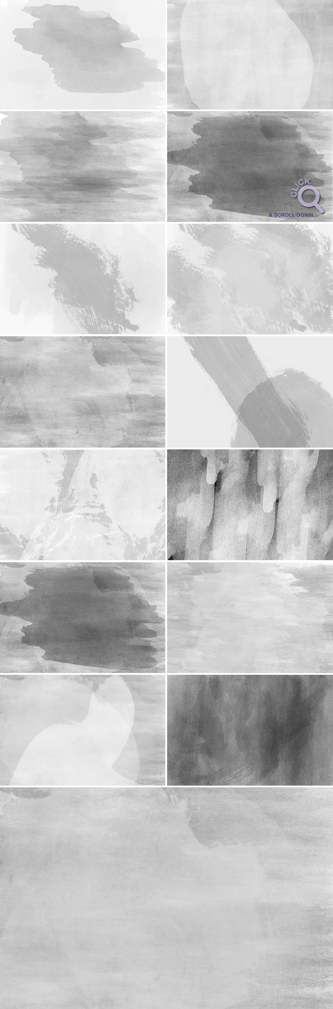 B&W Watercolour Texture Backgrounds ~ Textures on Creative Market