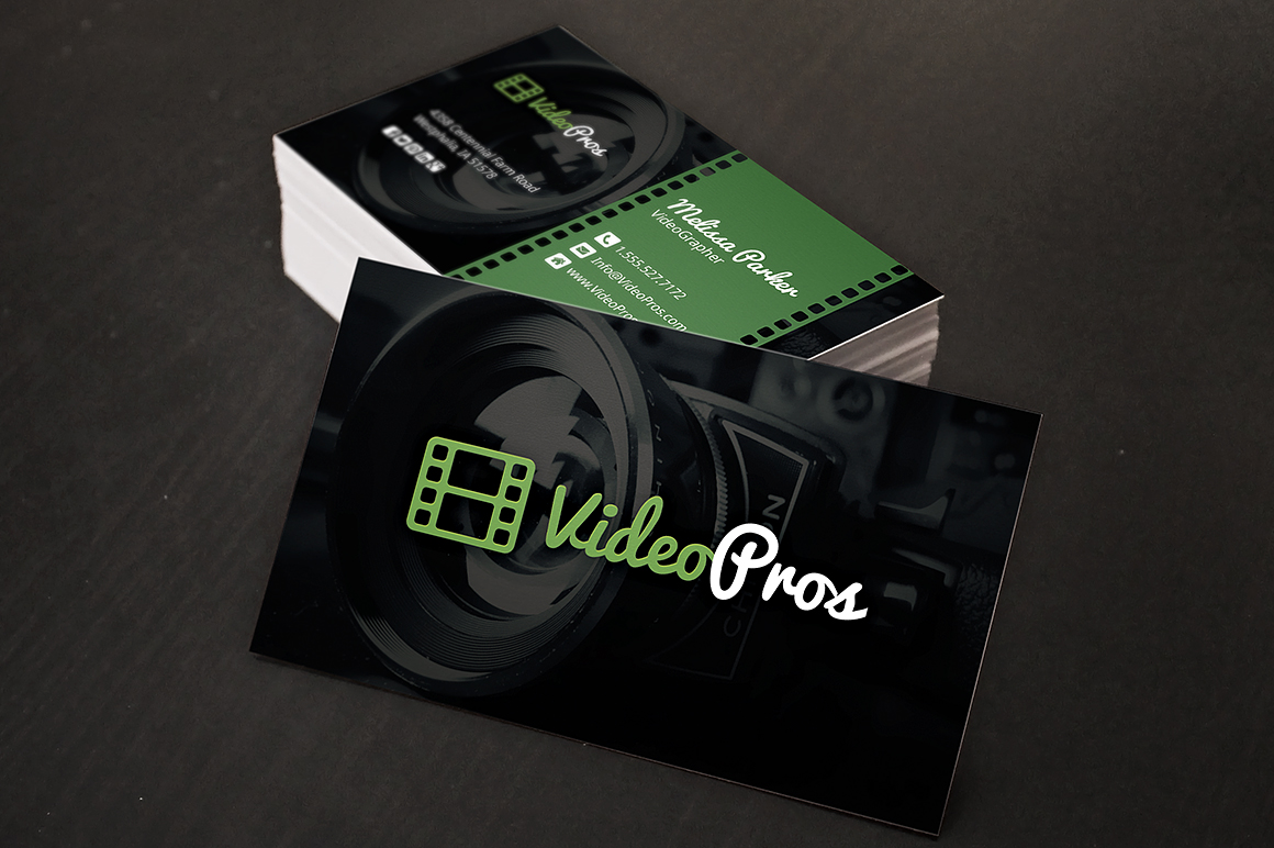 Videography Business Card ~ Business Card Templates on Creative Market