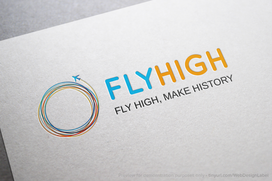 Fly High Logo ~ Logo Templates on Creative Market