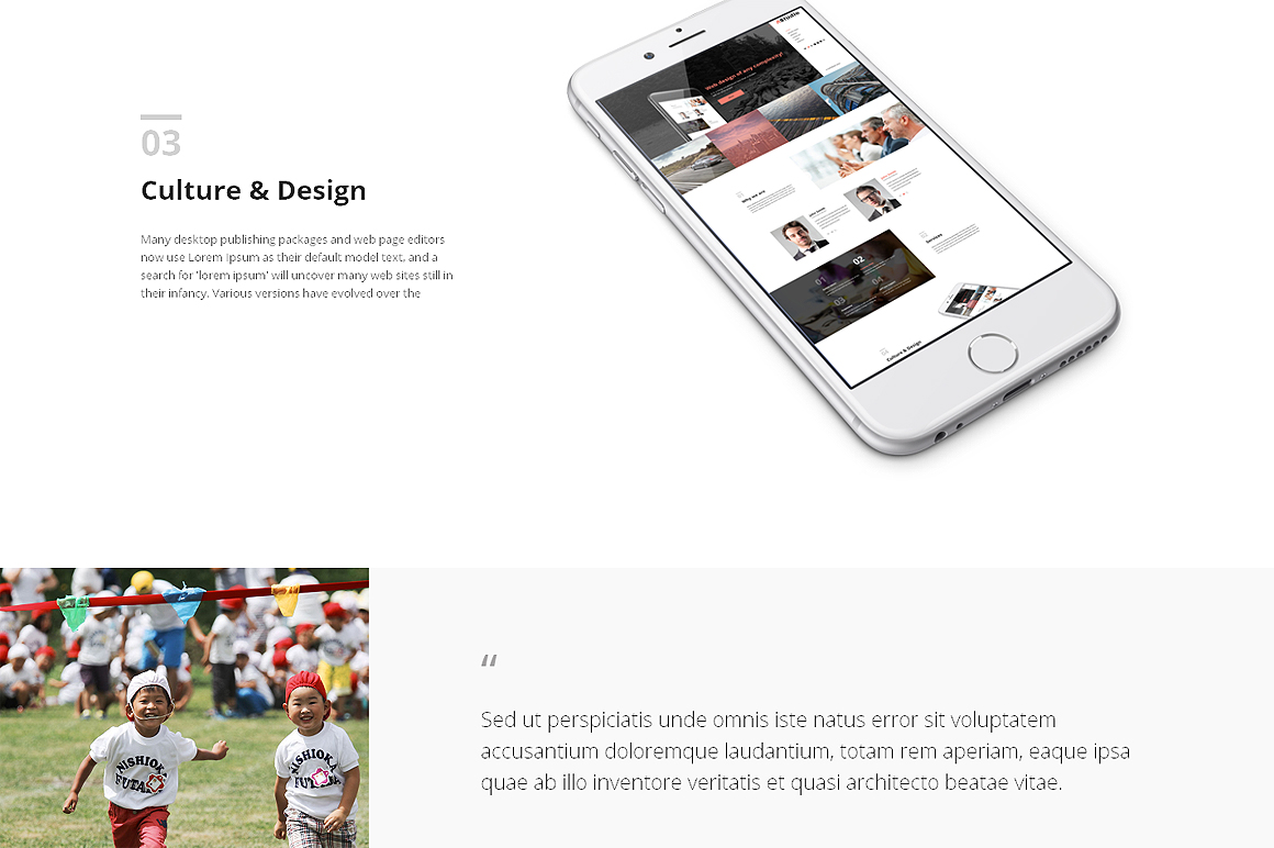 A Studio Responsive One Page Theme ~ HTML/CSS Themes on Creative Market
