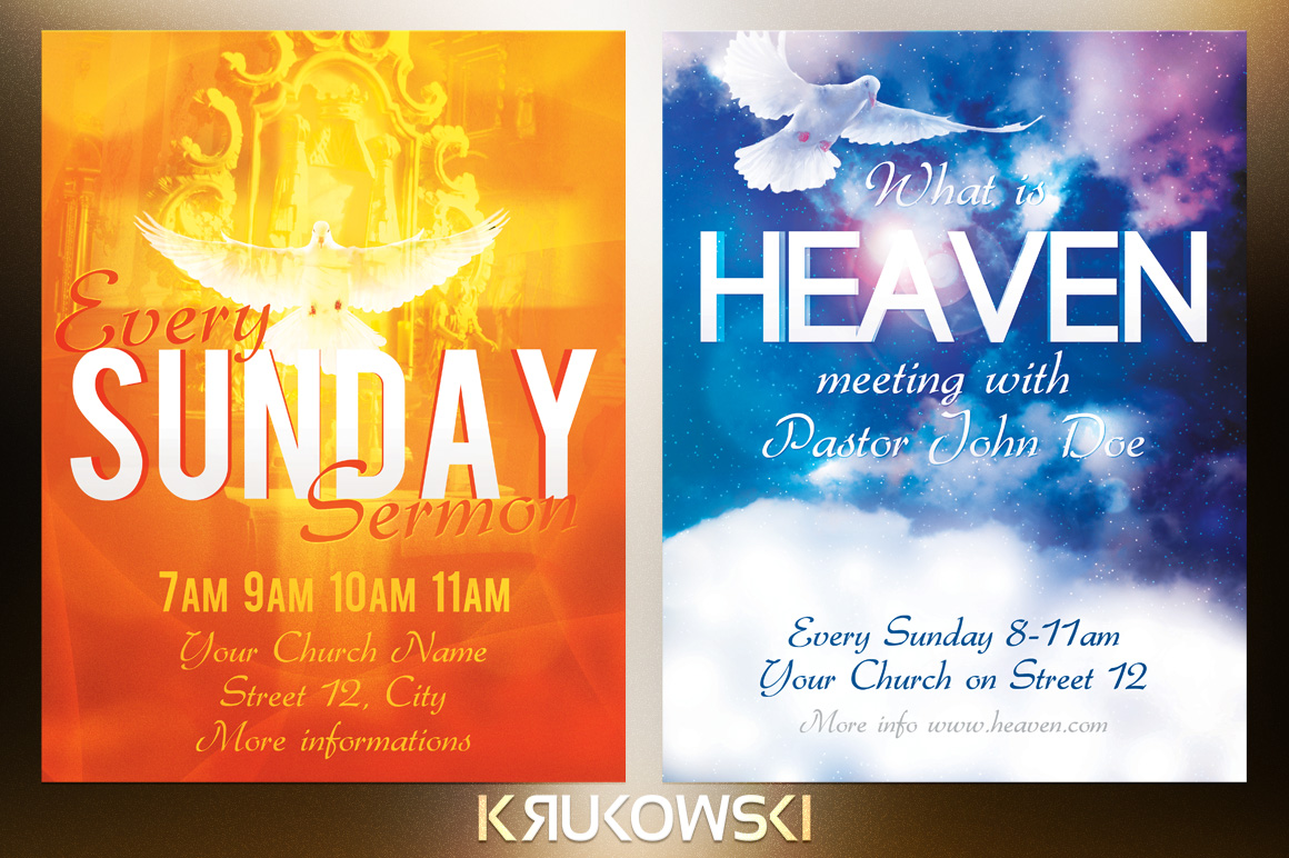 Church Religious Flyers Bundle ~ Flyer Templates on Creative Market