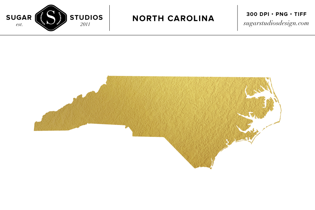 Clip art north carolina map
