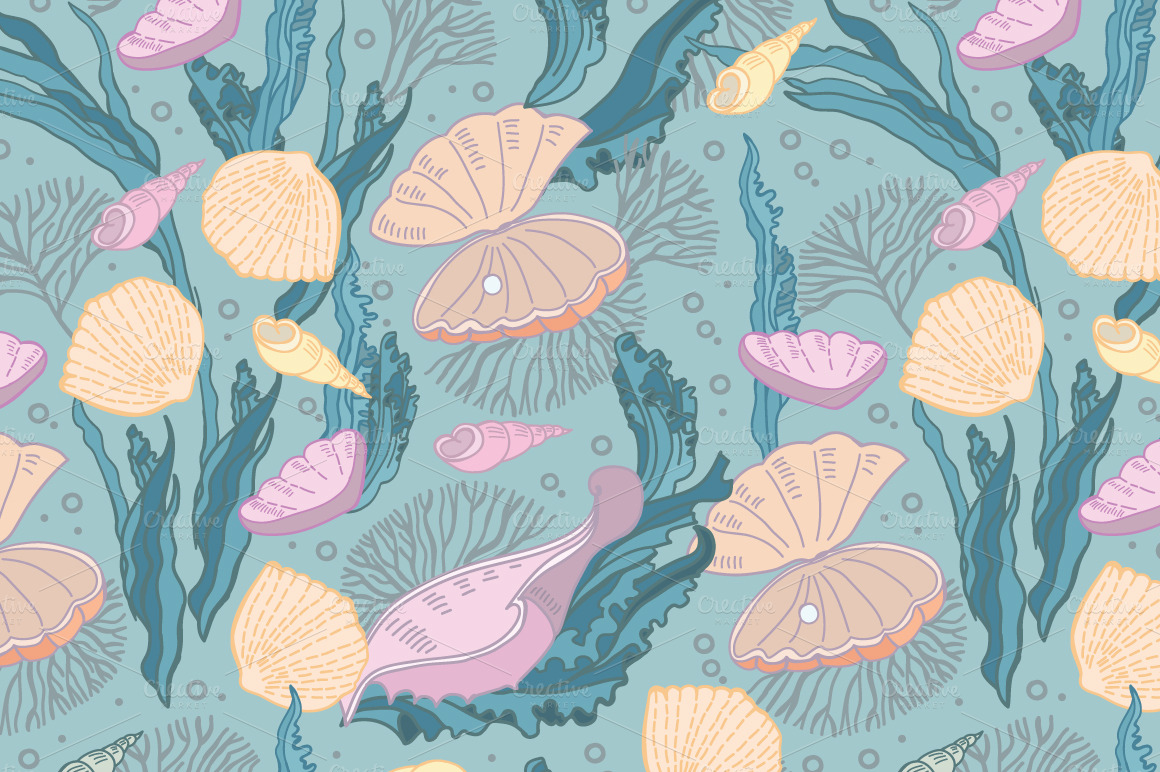 Marine Set ~ Illustrations on Creative Market