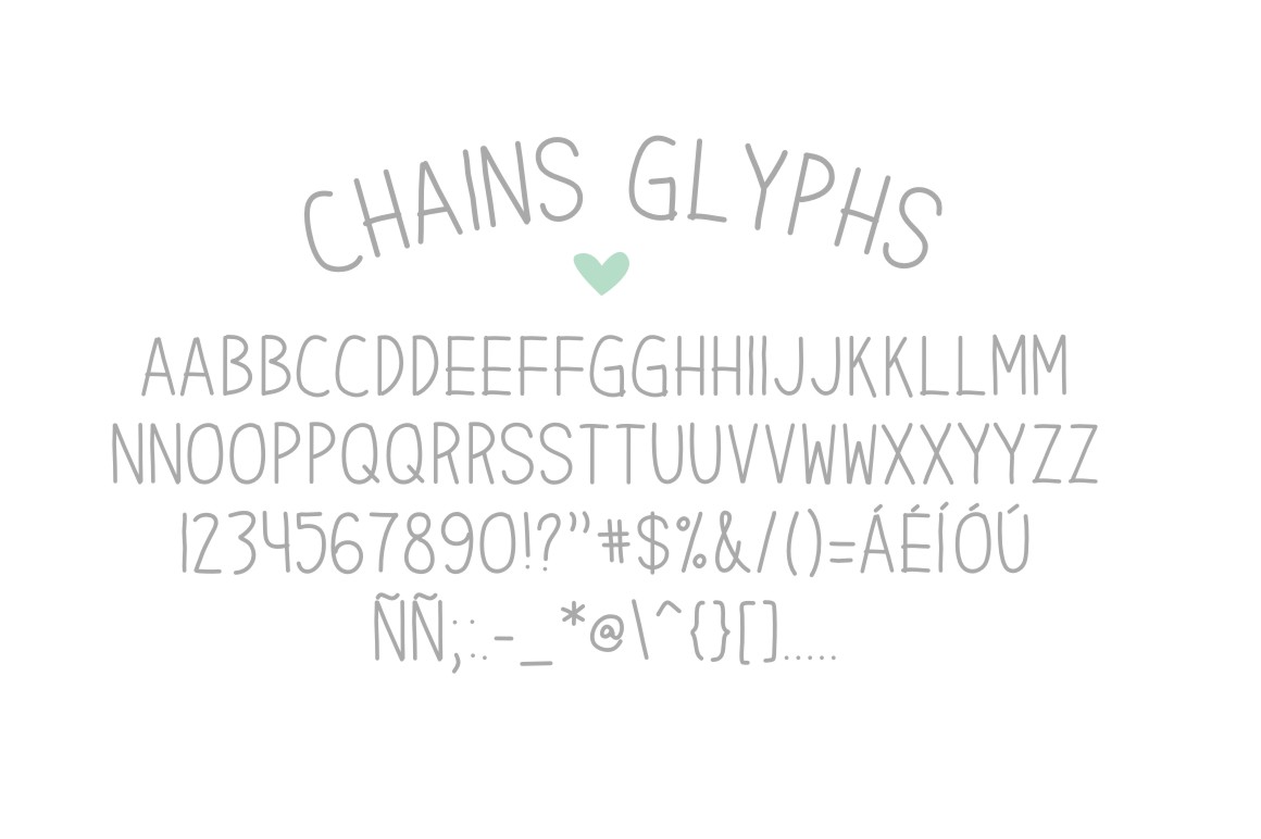 CHAINS FONT ~ Display Fonts on Creative Market