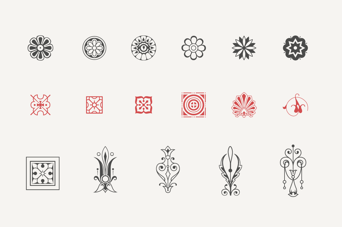 Vintage Vector Type Embellishments ~ Illustrations on Creative Market