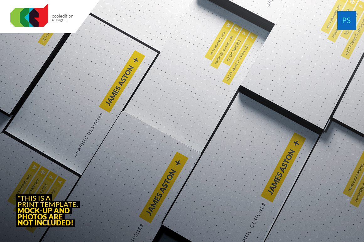 4 Business Cards Bundle 5 ~ Business Card Templates on Creative Market