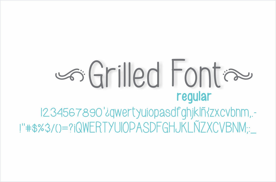 Grilled Font ~ Script Fonts on Creative Market