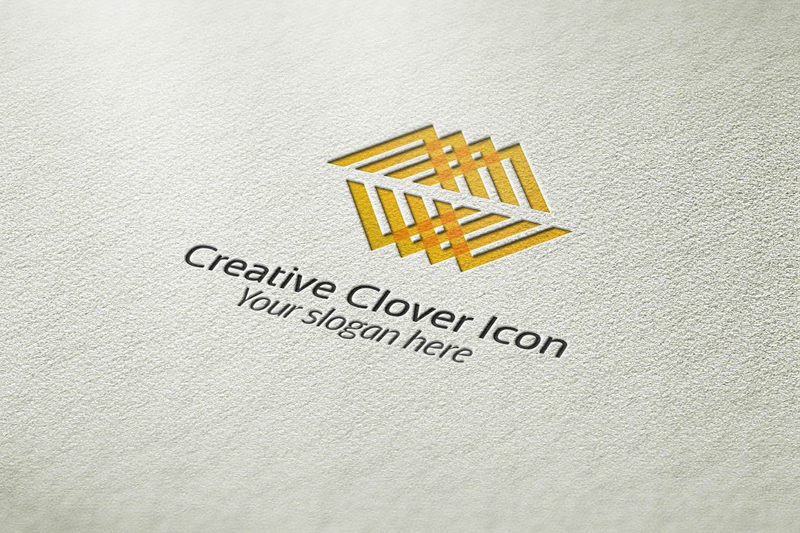 Creative Clover Icon Logo ~ Logo Templates on Creative Market