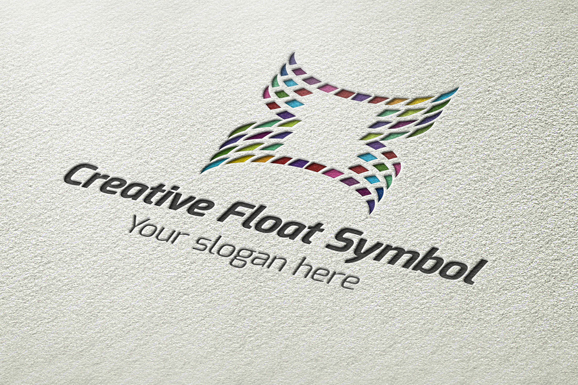 Creative Float Symbol Logo ~ Logo Templates on Creative Market