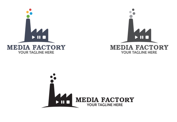 Media Factory - Logo Template ~ Logo Templates on Creative Market