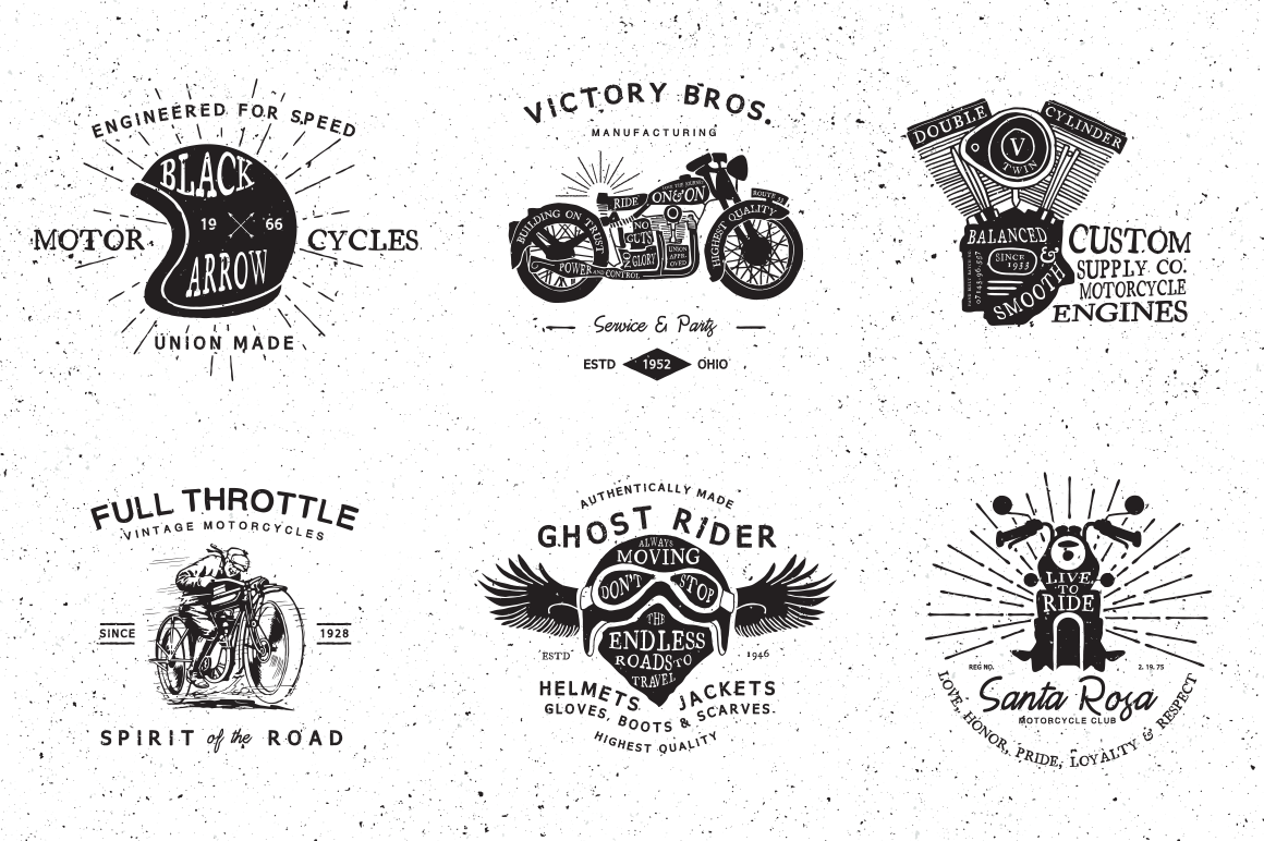 Motorcycle Logo Templates