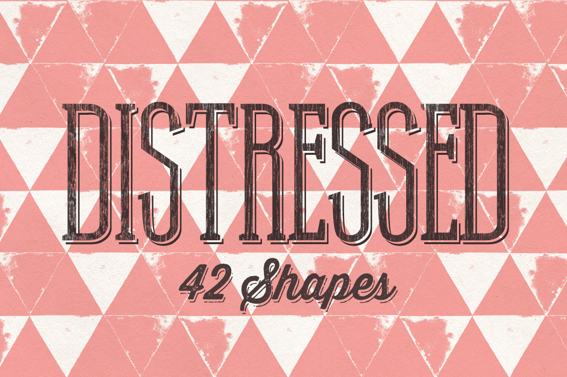 42 Distressed Shapes ~ Objects on Creative Market