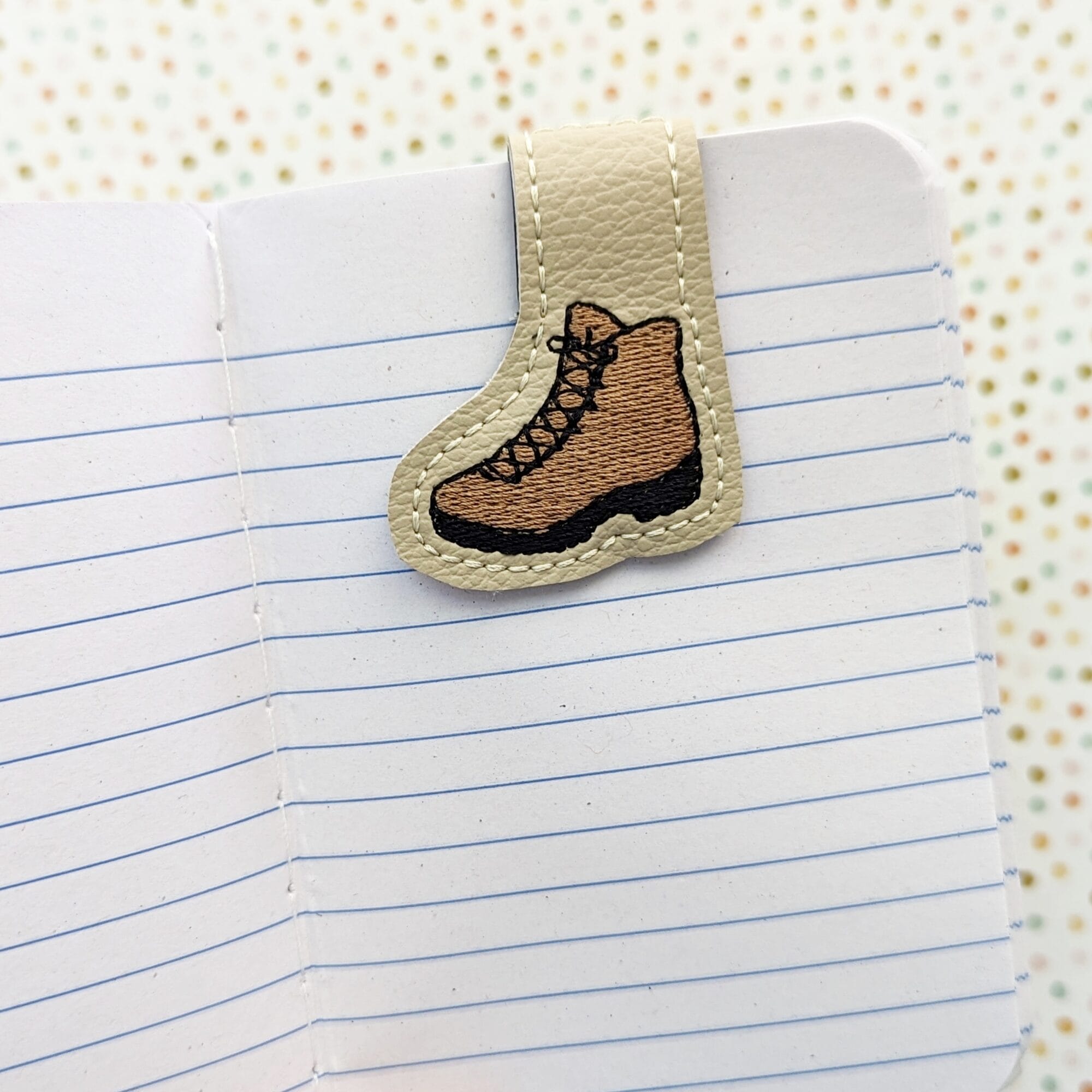 Hiking Boot Foldover Magnetic Bookmark - Designs by Little Bee