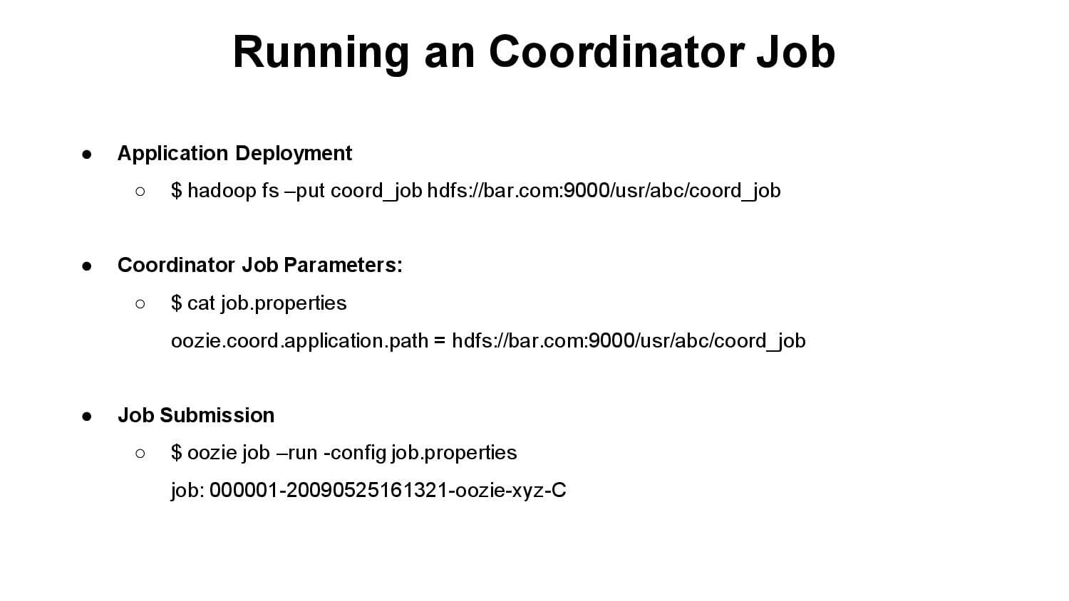 Hadoop Component Oozie, Hadoop Online Course