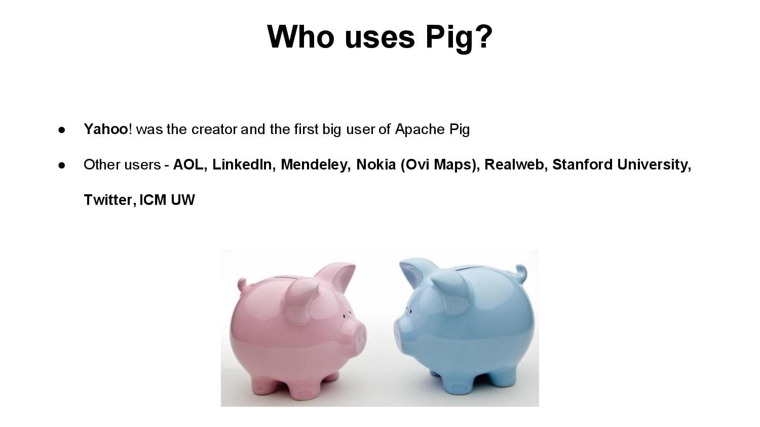 Hadoop Component Apache Pig, Online Hadoop Course