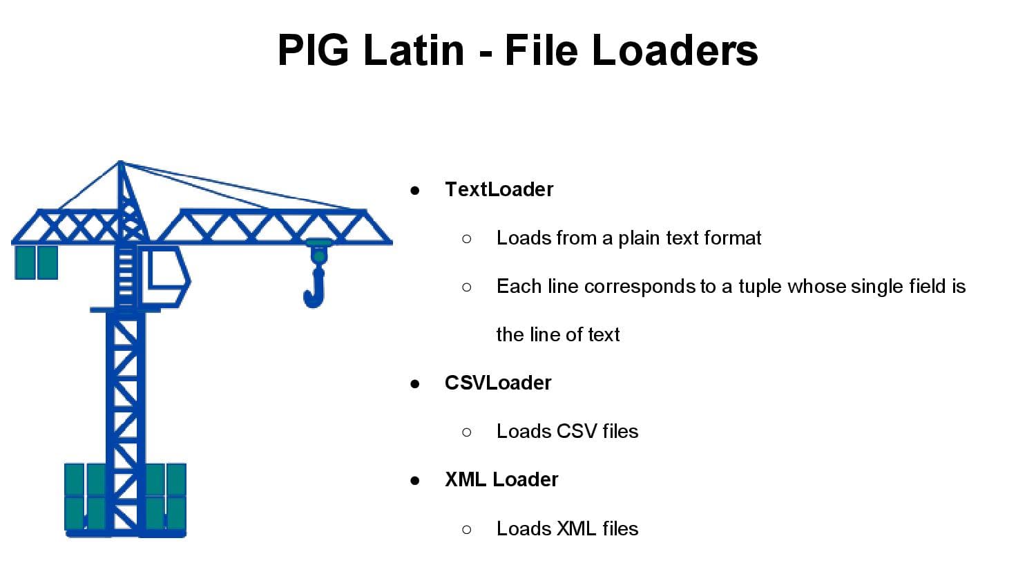 Hadoop Component Apache Pig, Online Hadoop Course Hadoop Component Apache Pig, Online Hadoop Course