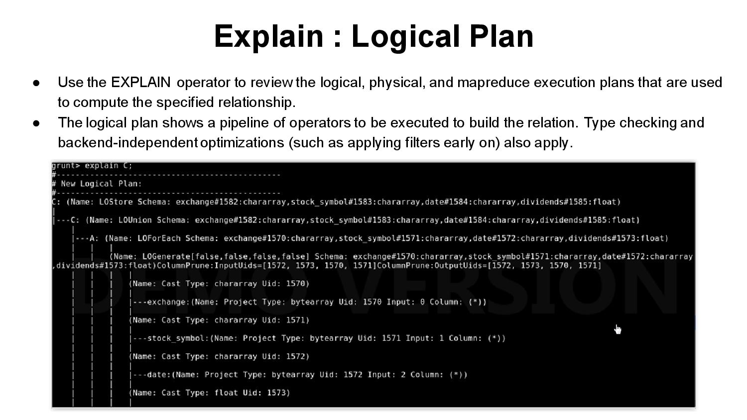 Hadoop Component Apache Pig, Online Hadoop Course Hadoop Component Apache Pig, Online Hadoop Course