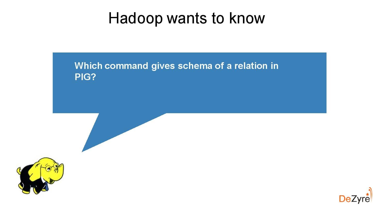 Hadoop Component Apache Pig, Online Hadoop Course