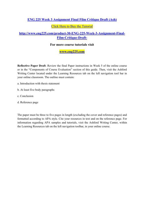 ENG 225 Week 3 Assignment... by 97DBE66EFB5 - Flipsnack
