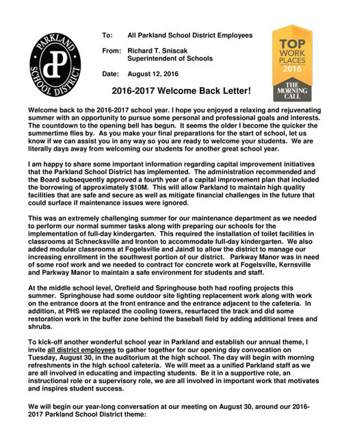 Welcome Back Letter 2017 with... by Kelly - Flipsnack