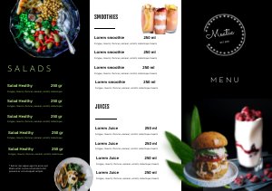 Gratis menukaart sjablonen en ontwerp ideeën - Flipsnack