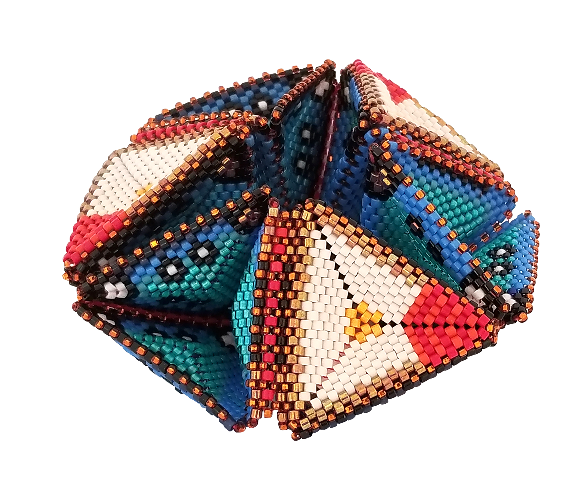 Contemporary Geometric Beadwork | 2019 Bridges Conference Fashion Show