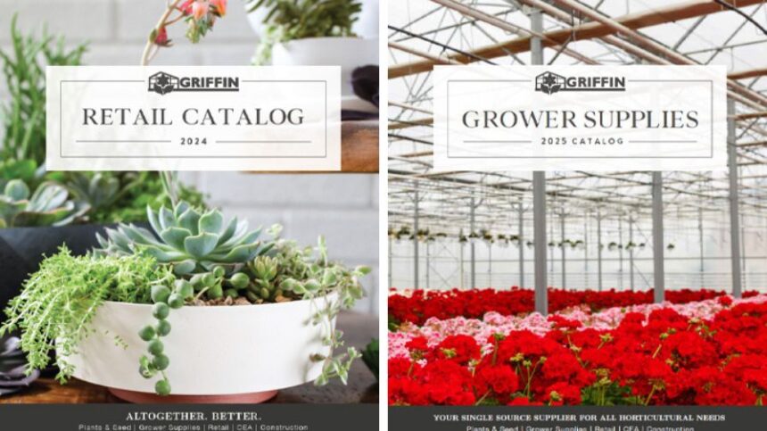 Griffin Greenhouse Supplies Releases New 2025 Retail and Grower Catalogs