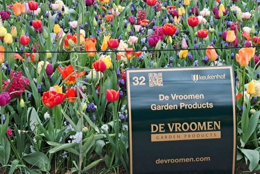 DeVroomen Displays Sesame Street Mosaic at Keukenhof Gardens