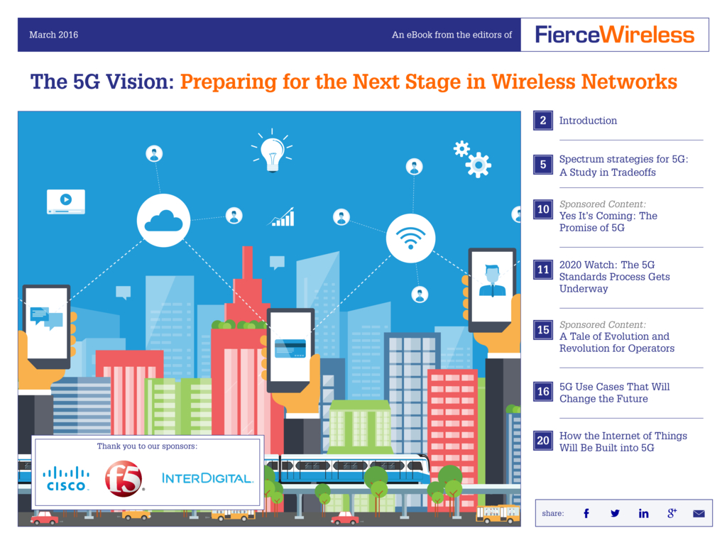 The 5G Vision: Preparing for the Next Stage in Wireless Networks ...