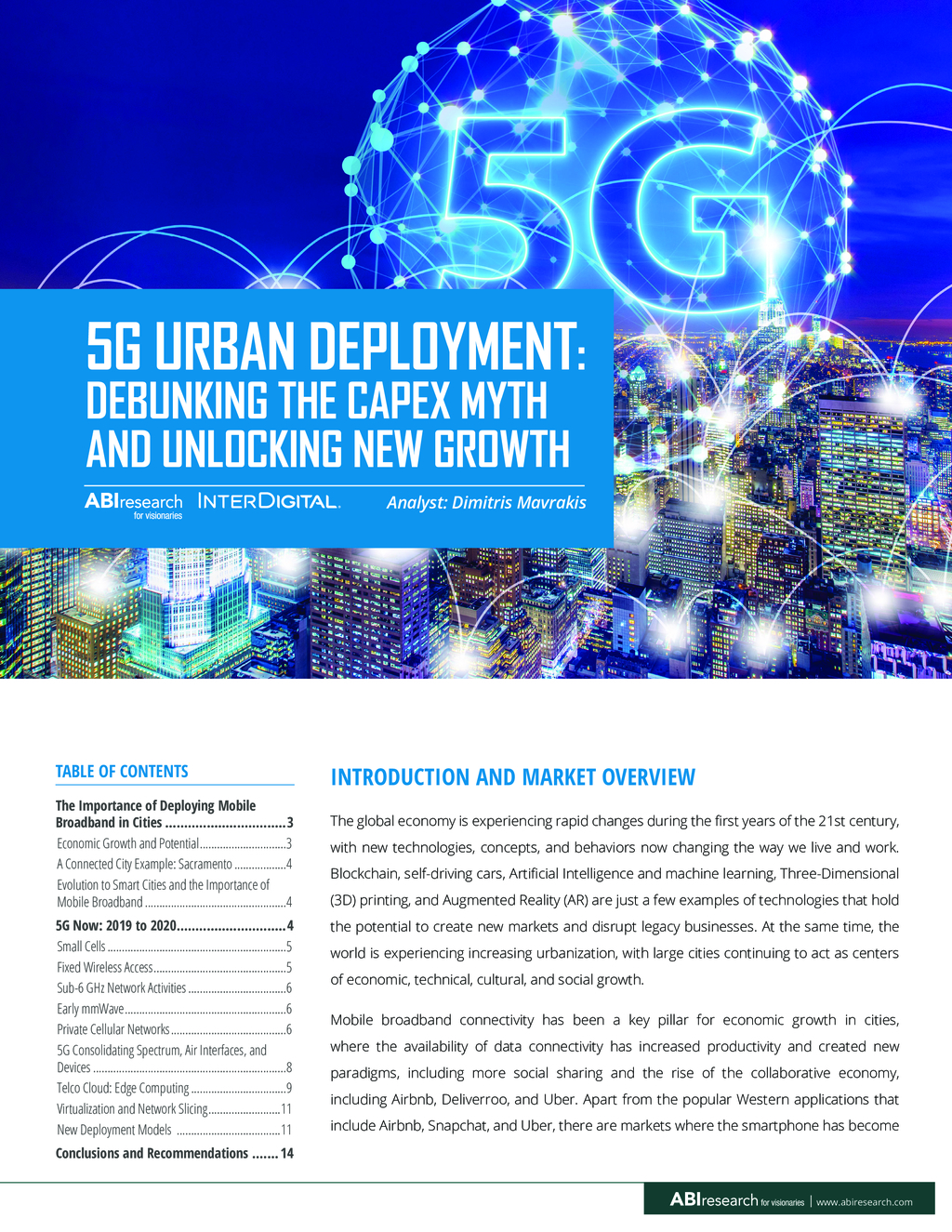 5G Urban Deployment: Debunking the Capex Myth and Unlocking New Growth ...
