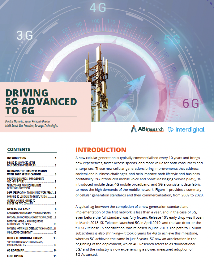 Driving 5G-Advanced to 6G | InterDigital.com