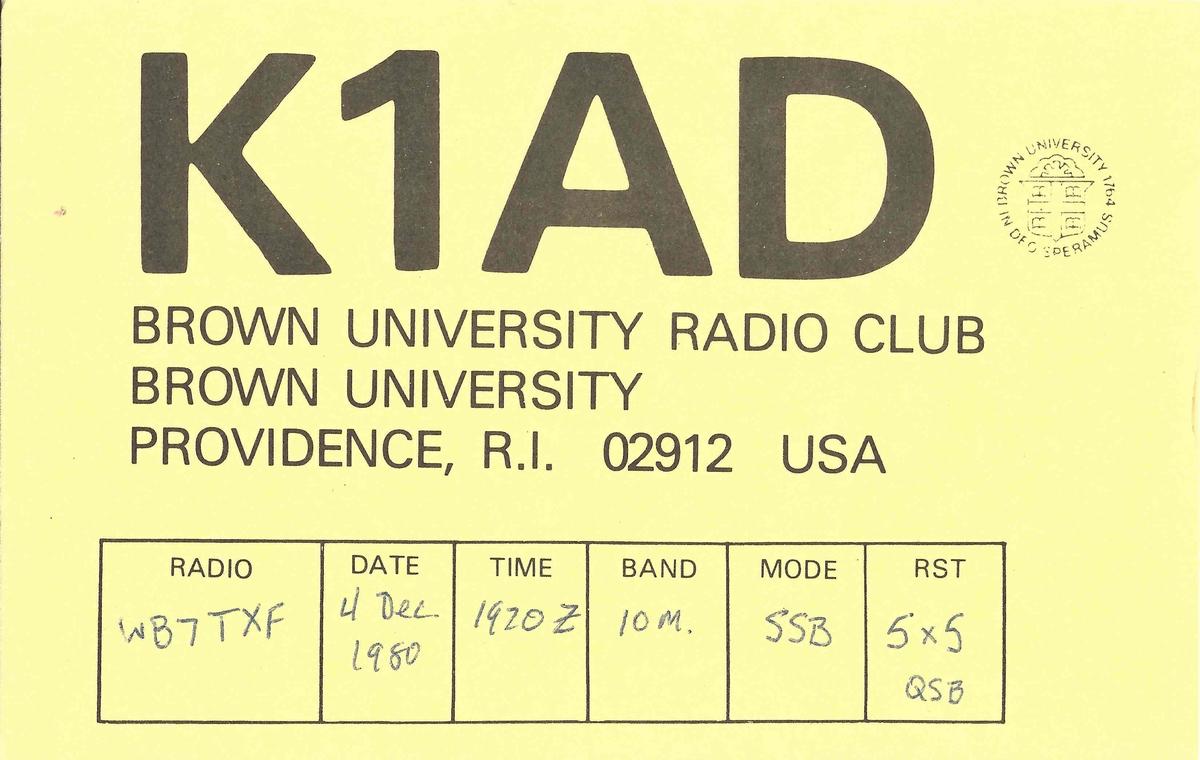 K1AD - Callsign Lookup by QRZ Ham Radio