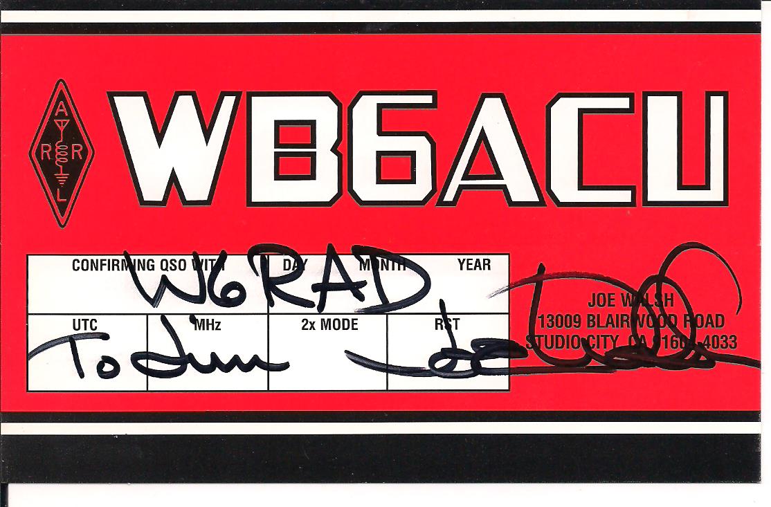 W6RAD - Callsign Lookup by QRZ Ham Radio