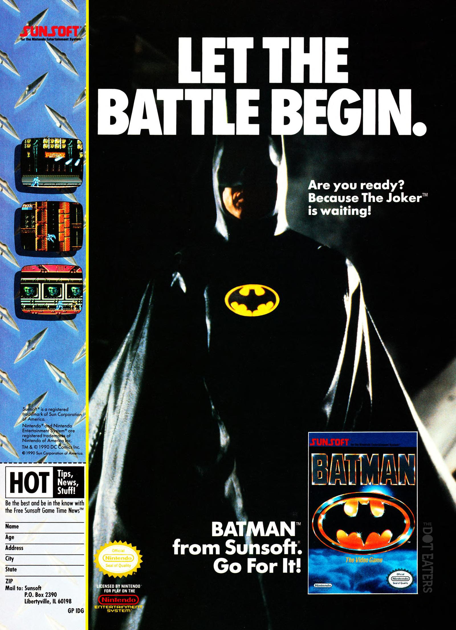 I'm #Batman (1990). #NES #bitstory | Classic video games, Retro video ...