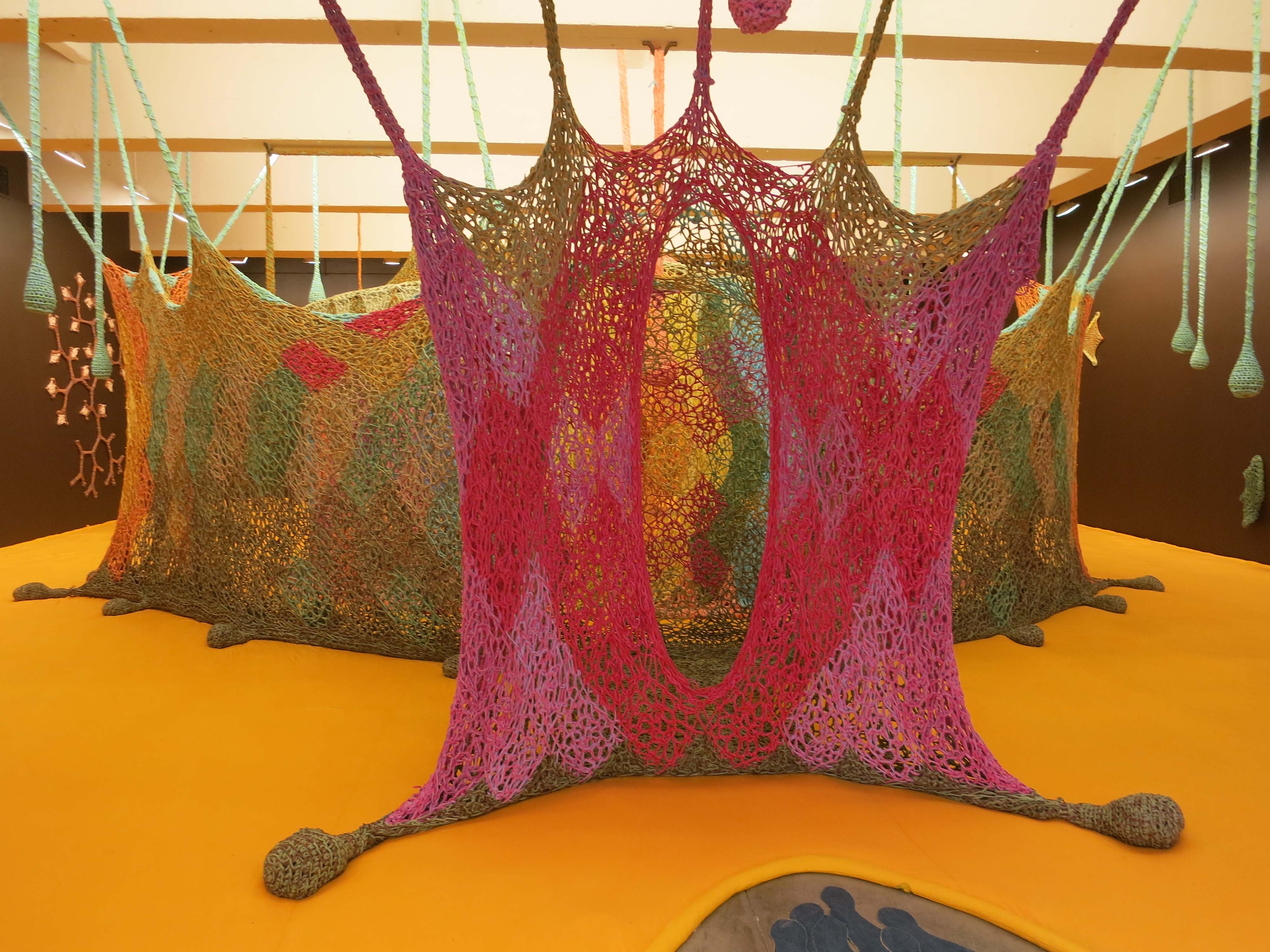 Brazilian artist Ernesto Neto opens a new chapter in his colorful ...