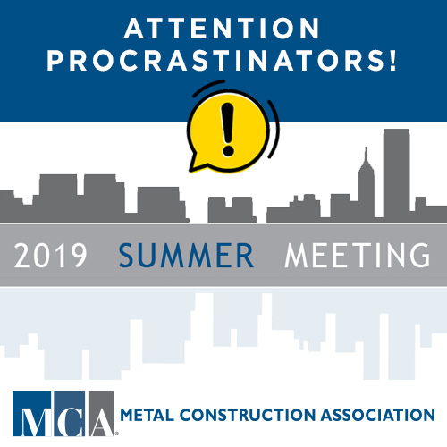 ATTENTION PROCRASTINATORS! | Metal Construction Association Blog