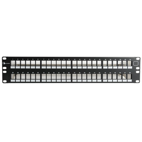 Click to Enlarge - Keystone Patch Panel - Flat