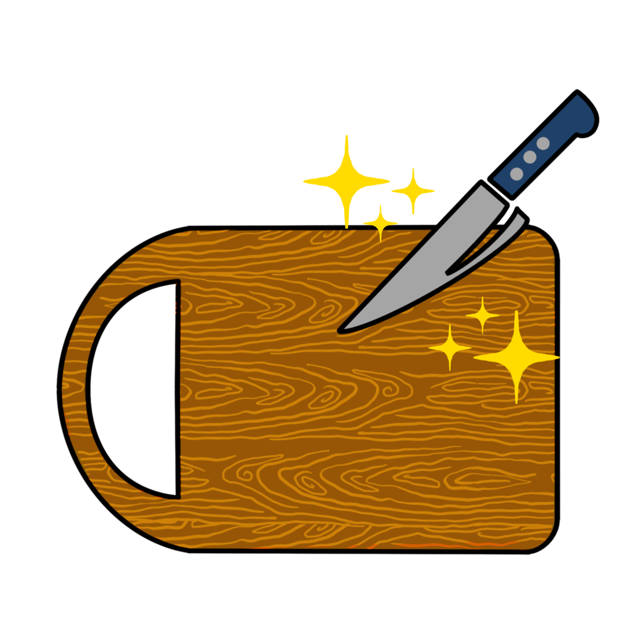 (Single wood) Rectangle Bat Chopping Board