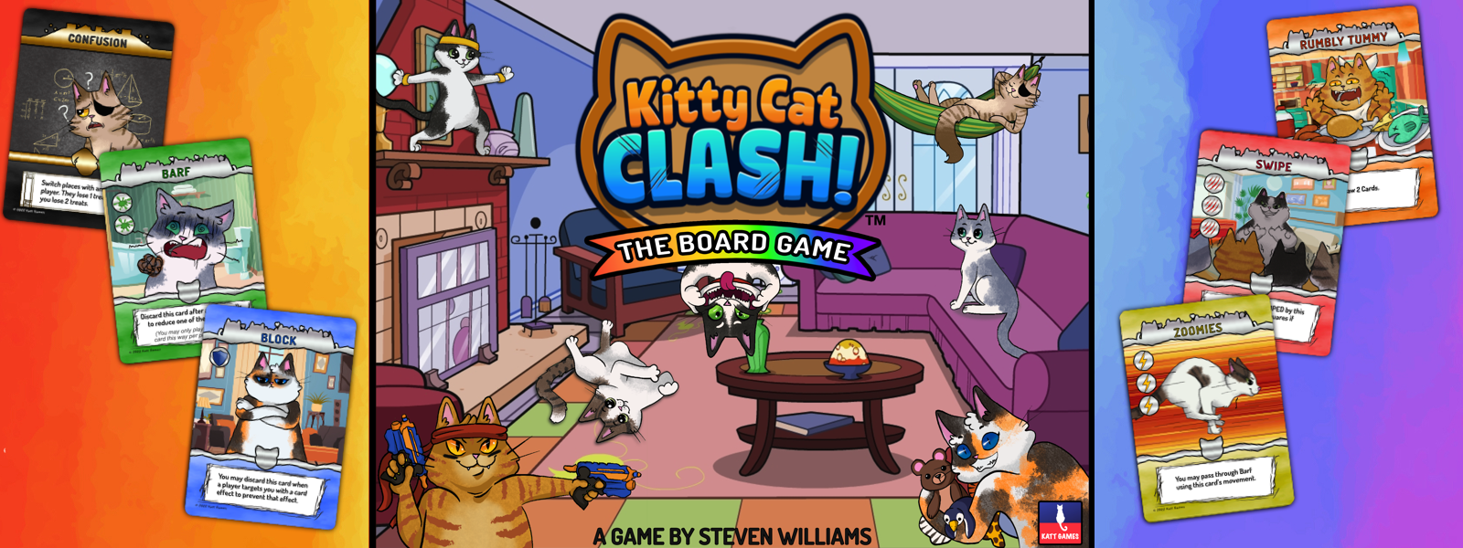 Kitty Cat CLASH Board Game