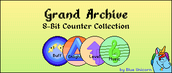 Grand Archive Counters Set, 8-Bit Edition